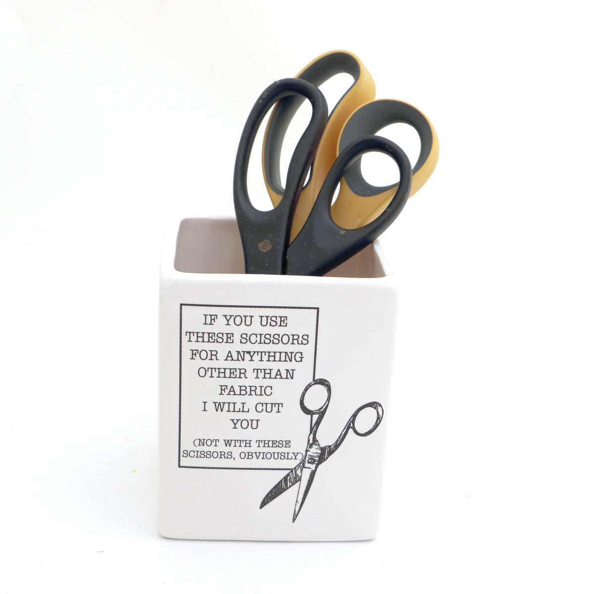 Scissor holder, scissor keeper, Fabric Scissors, sewing gift, funny se ...