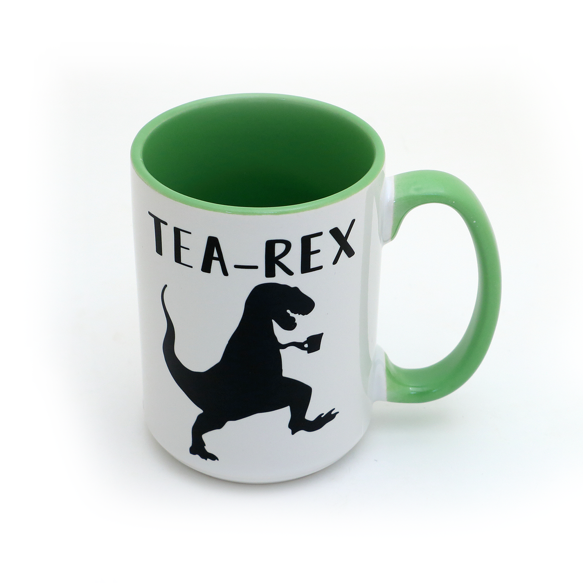 Tea-Rex 15 oz mug, gift for tea drinker – LennyMud