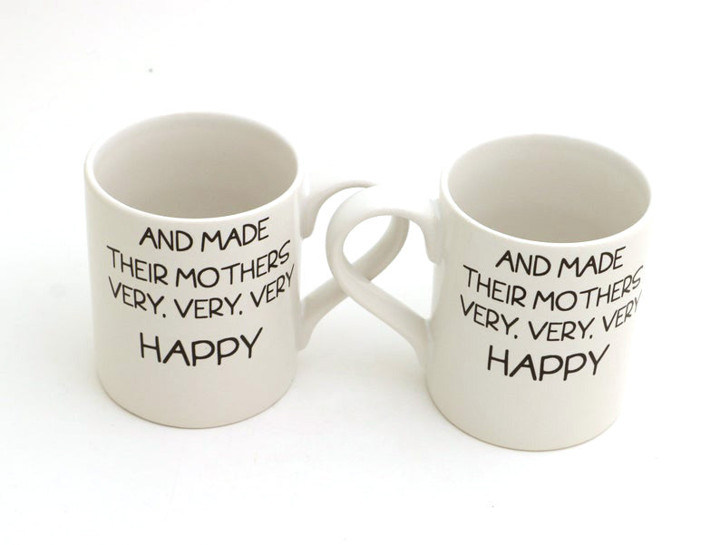 Jewish Wedding Gift Mug Set by Lorrie Veasey – LennyMud
