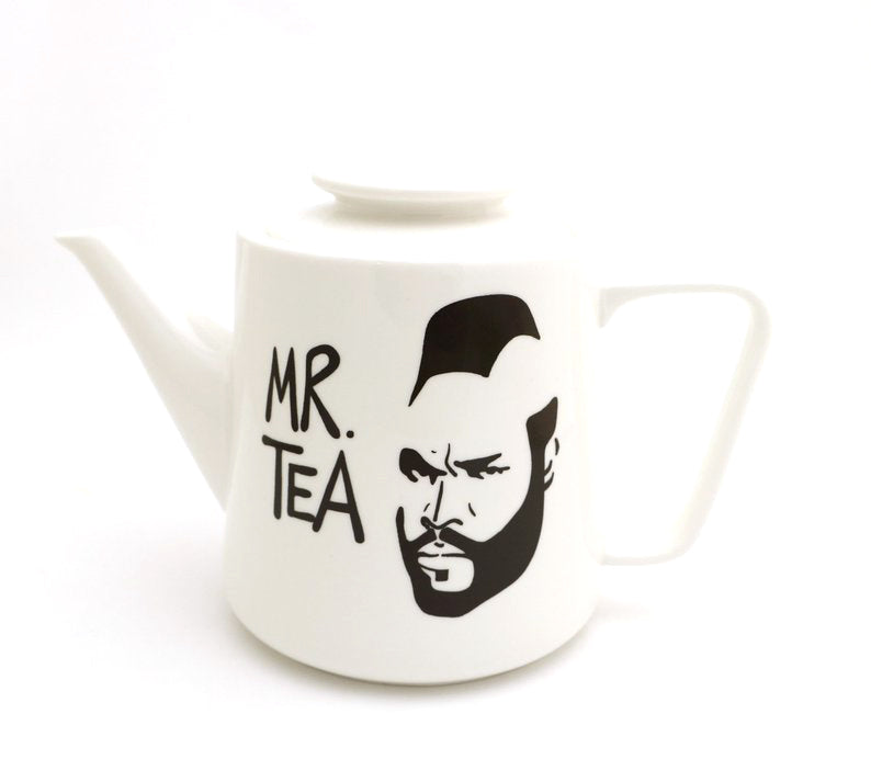 Mr. T Teapot-Porcelain, Mr Tea – LennyMud
